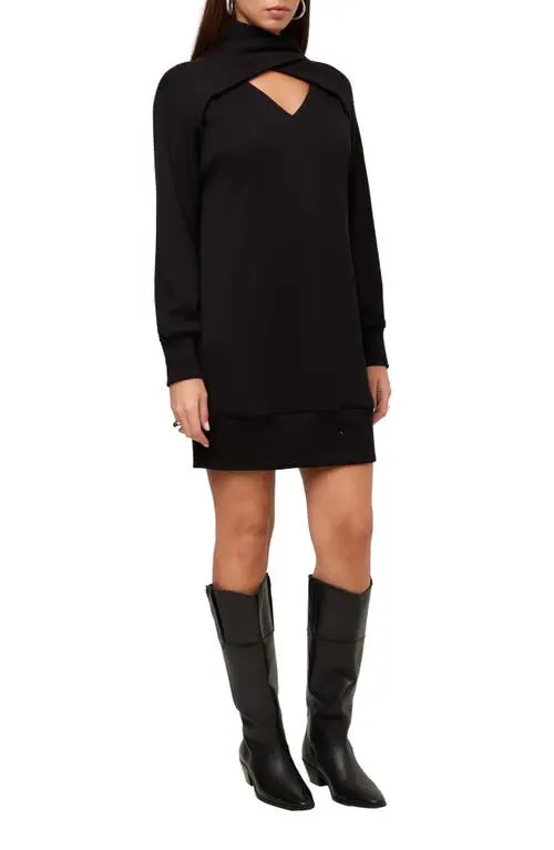 Fifteen Twenty Claylee Turtleneck Cutout Dress