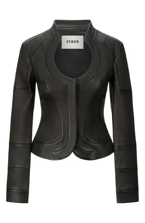 Staud Blair Leather Jacket