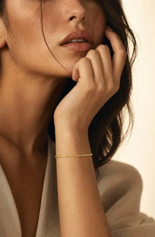 Argento Vivo Flat Link Chain Bracelet