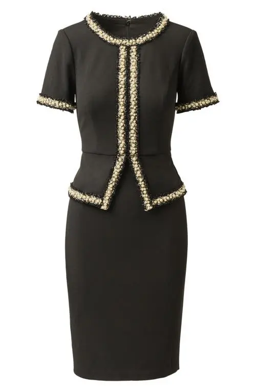 Adrianna Papell Crepe Sheath Dress