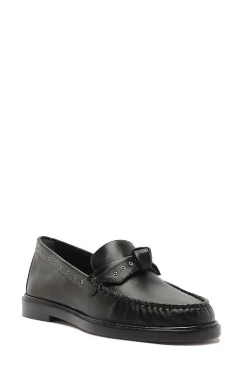 ALEXANDRE BIRMAN Clarita Eyelet Leather Loafer