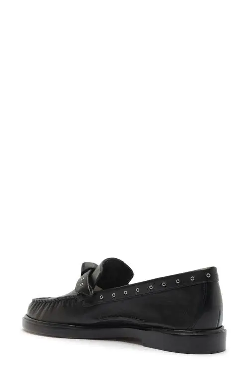ALEXANDRE BIRMAN Clarita Eyelet Leather Loafer