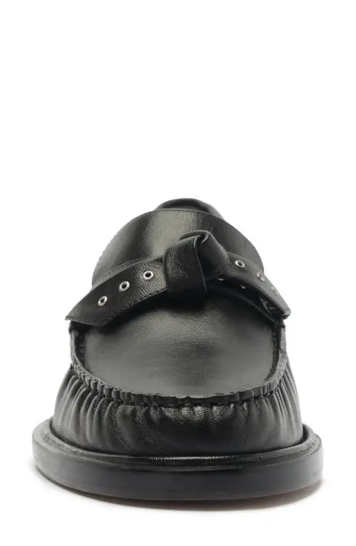 ALEXANDRE BIRMAN Clarita Eyelet Leather Loafer