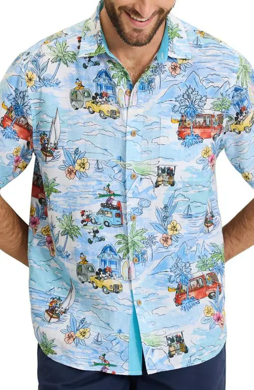 Tommy Bahama Adventurous Ears Linen Button-up Shirt