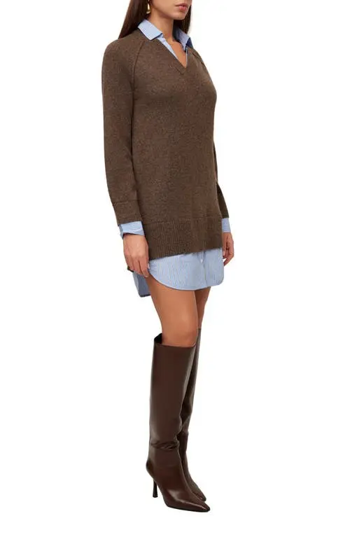Fifteen Twenty Carrie Mixed Media Minidress