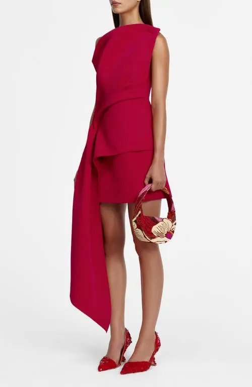 Acler Quindus Asymmetric Drape Minidress