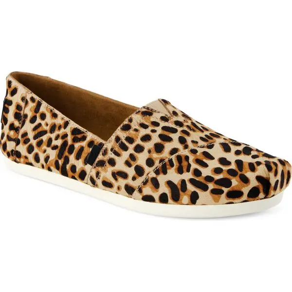 Toms Alpargata Genuine Calf Hair Slip-on - Medium Brown