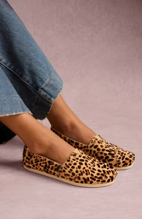 Toms Alpargata Genuine Calf Hair Slip-on
