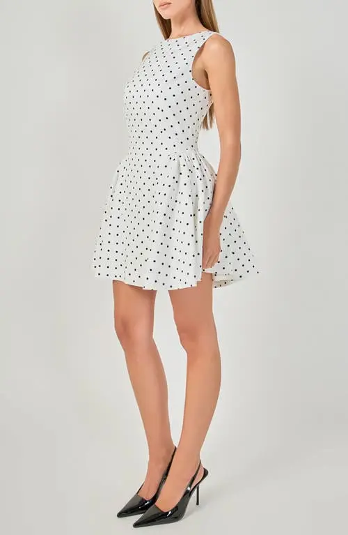 Endless Rose Puffy Sleeveless Minidress