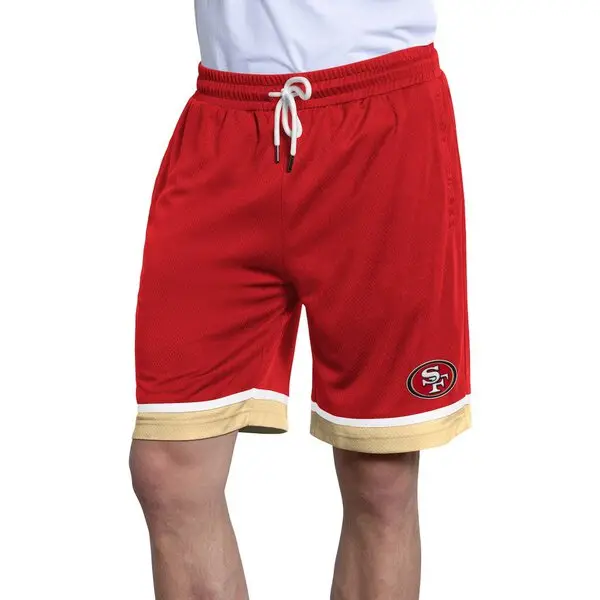 STARTER San Francisco 49ers Power Play Mesh Shorts