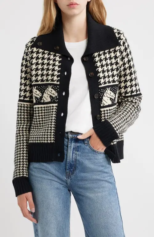 The Great. Pony Cardigan - Black