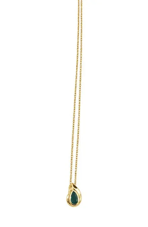 Argento Vivo Teardrop Pendant Necklace