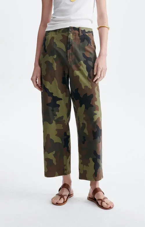 Vanessa Bruno Cargo Wide Leg Trousers - Militaire