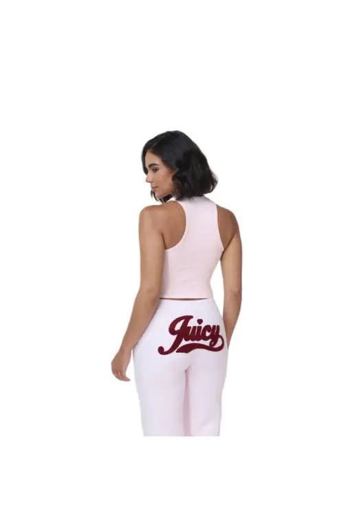Juicy Couture High Neck Crop Tank Top