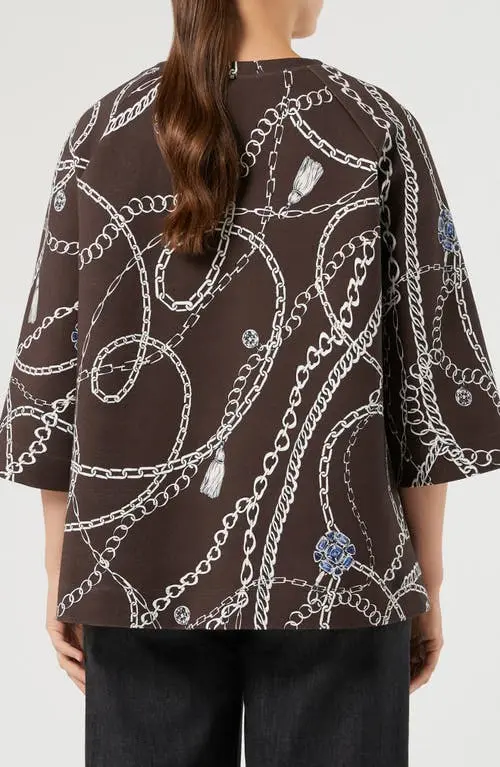 Marina Rinaldi Certo Printed Sweatshirt