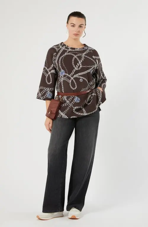 Marina Rinaldi Certo Printed Sweatshirt