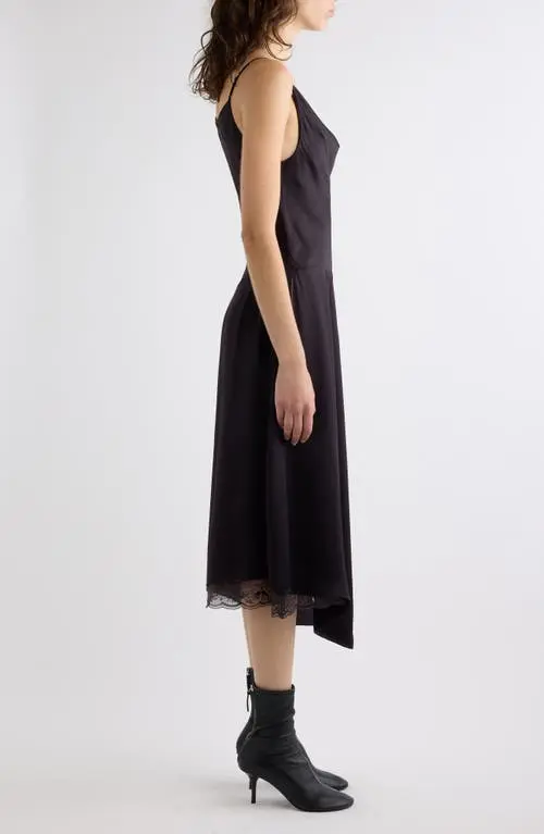 Acne Studios Dinouka Satin Midi Dress