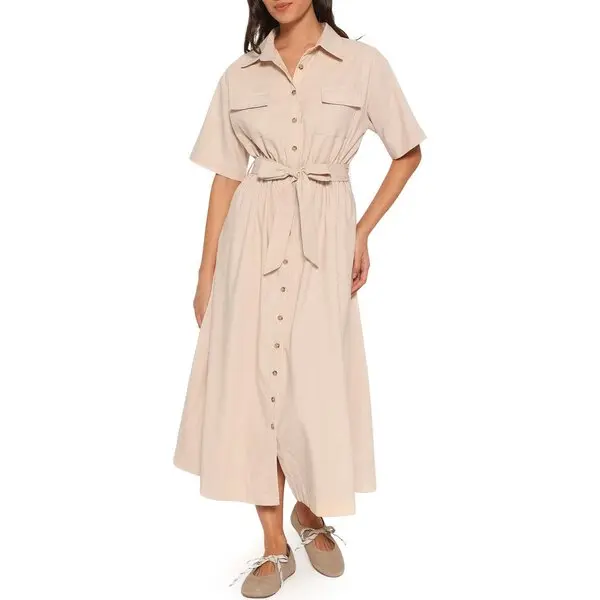 PETAL & PUP Shayna Maxi Dress - Beige