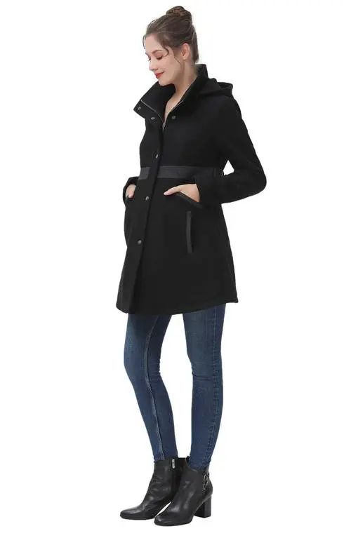 KIMI + KAI Adeline Wool Blend Maternity Coat