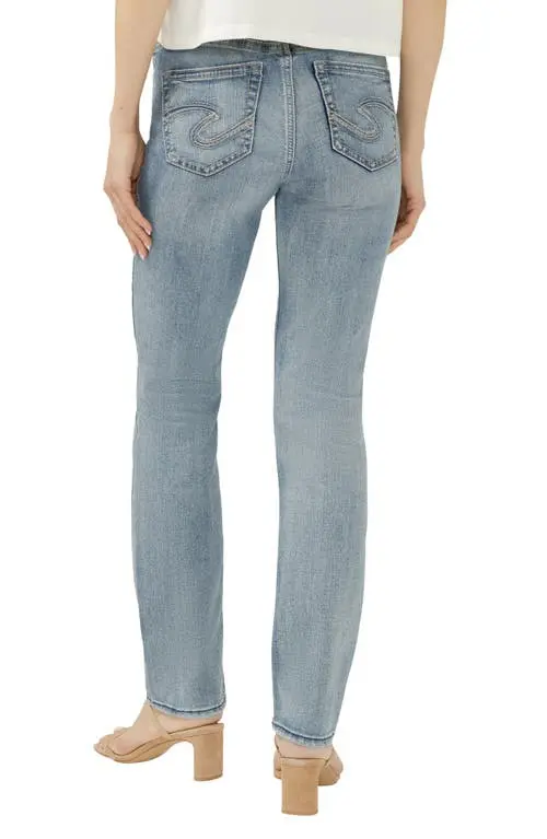 SILVER JEANS CO. Avery Curvy Classic Straight Leg Jeans