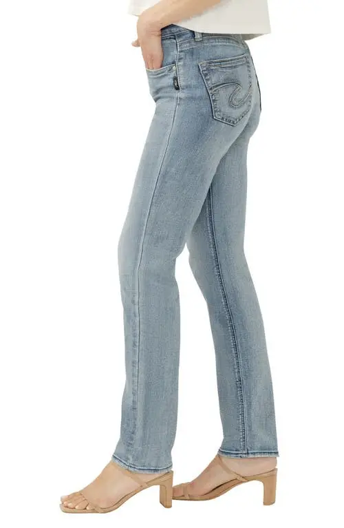 SILVER JEANS CO. Avery Curvy Classic Straight Leg Jeans