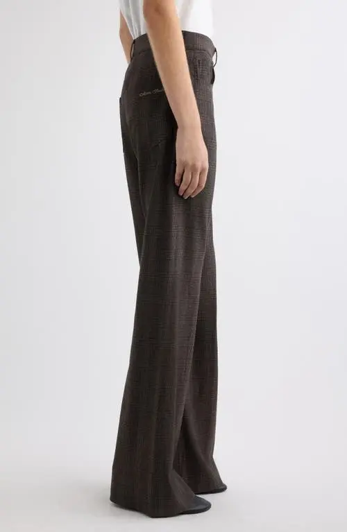 Acne Studios Wide Leg Wool Blend Pants