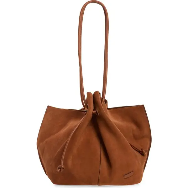 Farm Rio Suede Tote - Cuoio