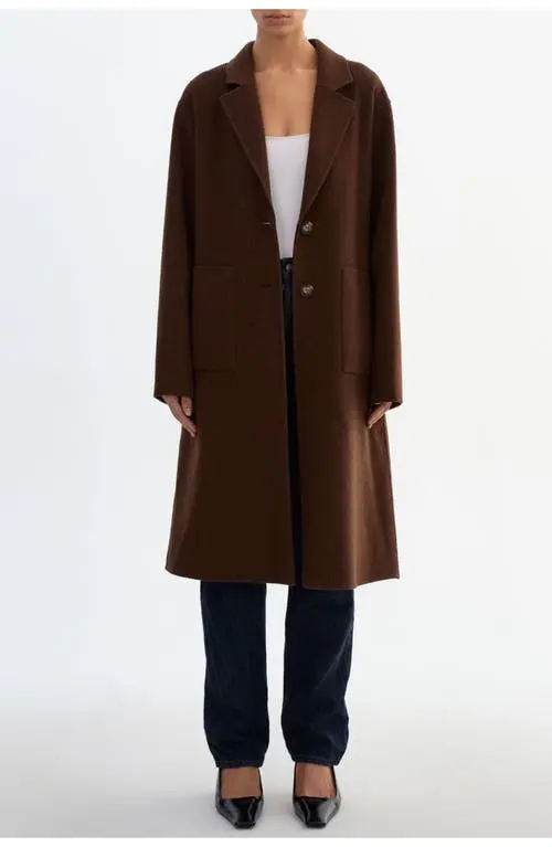 LAMARQUE Katie | Reversible Wool Coat - Leopard