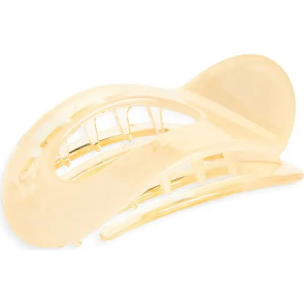 L. Erickson Aire Flat Claw Clip - Cream
