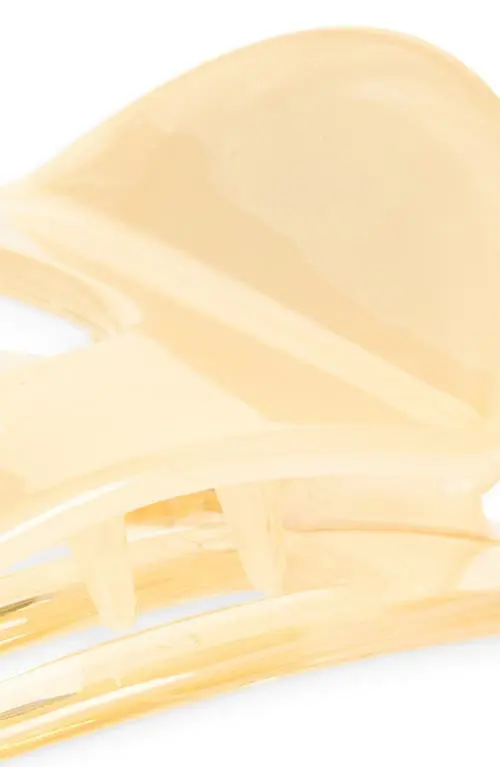 L. Erickson Aire Flat Claw Clip - Cream