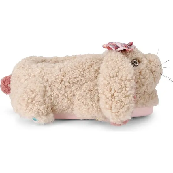 Kurt Geiger Bunny Faux Fur Slipper - Open White