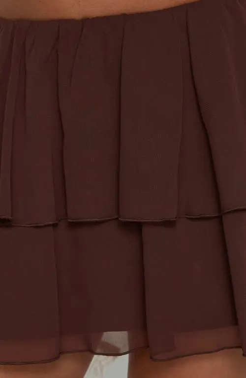 Princess Polly Ackee Tiered Mini Skort