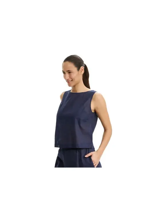 GOTTEX Tutti Frutti Linen High Neck Top Cover-up