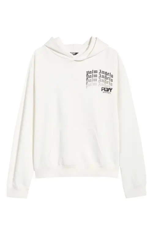 PLAY PALM ANGELS Logo Print Hoodie