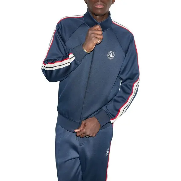 CONVERSE Varsity Track Full Zip Sweatshirt - Converse Navy