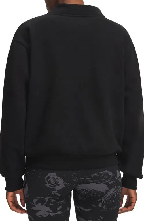 Under Armour Icon Sama Fleece Mock Neck Sweatshirt - Ultimate Black