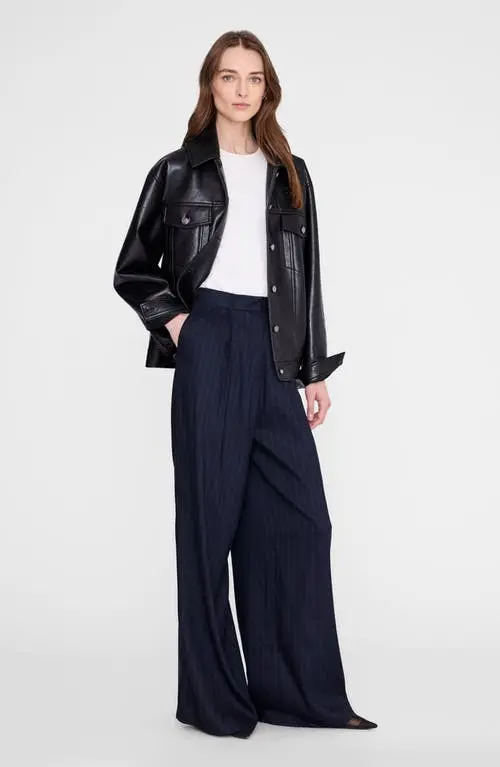 ANINE BING Rory Leather Jacket - Black