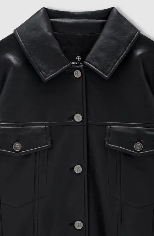 ANINE BING Rory Leather Jacket