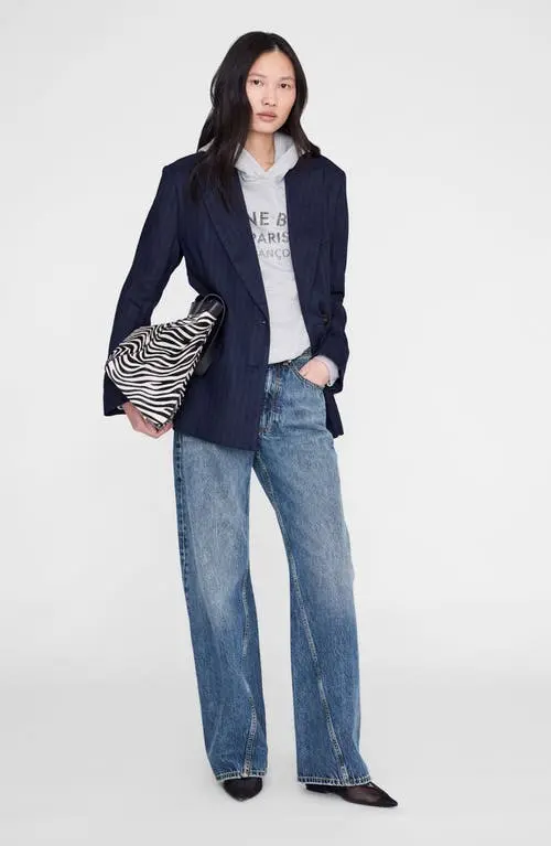 ANINE BING Harvey Paris Stencil Sweatshirt