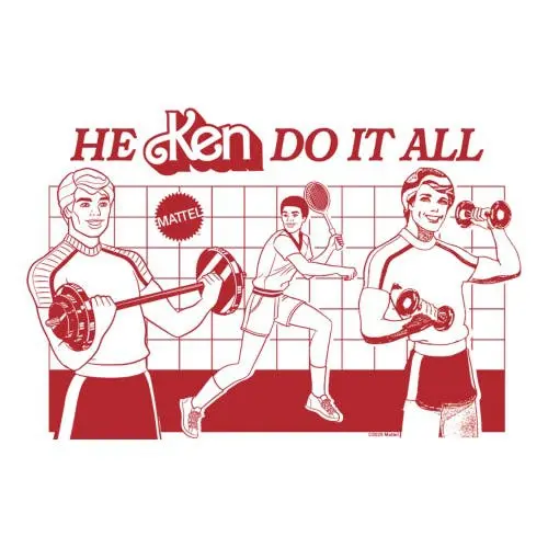 BARBIE He Ken Do It All Short Sleeve Graphic T-shirt
