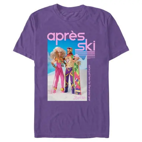 BARBIE We Are Here For The Snow Gear Short Sleeve Graphic T-shirt - Purple