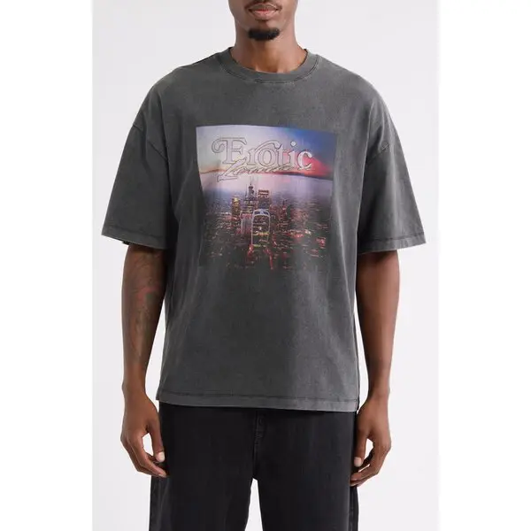 CRIMINAL DAMAGE Erotic City Graphic T-shirt