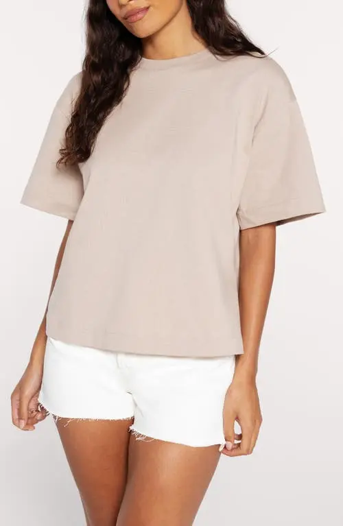 NUUDS Roomy Cotton T-shirt - Putty