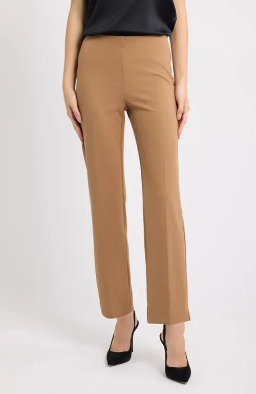 Anne Klein Hollywood Waist Straight Leg Pull-on Pants