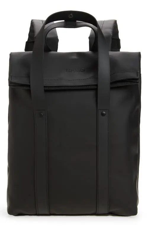 Rains 2-way Tote Backpack Mini - Black