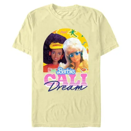BARBIE Best Friends Cali Dream Short Sleeve Graphic T-shirt - Banana