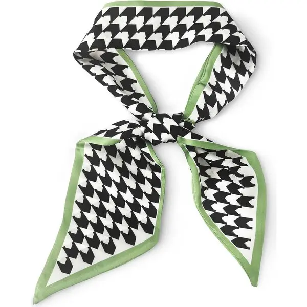 YOUZEY The Amalfi Skinny Scarf - Green