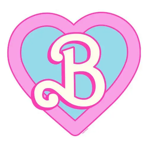 BARBIE B Is For Heart Logo Short Sleeve Graphic T-shirt
