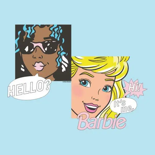 BARBIE Hello It Is Me Retro Comic Short Sleeve Graphic T-shirt