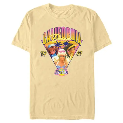 BARBIE California Retro Squad Short Sleeve Graphic T-shirt